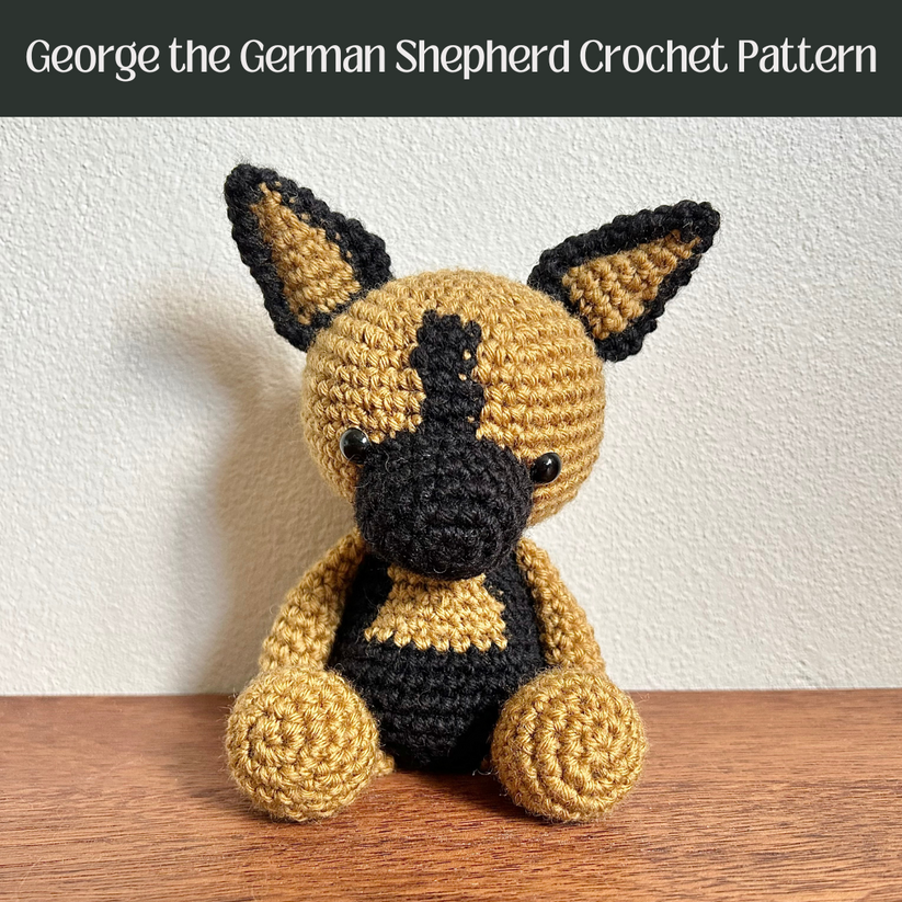 George the German Shepherd Pattern – Crafty Hook