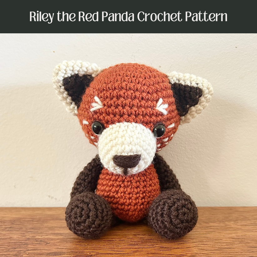 Riley the Red Panda Pattern – Crafty Hook
